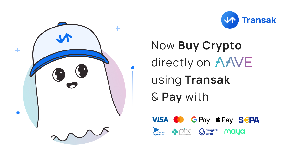 AAVE has integrated Transak to enable crypto purchases via local ...